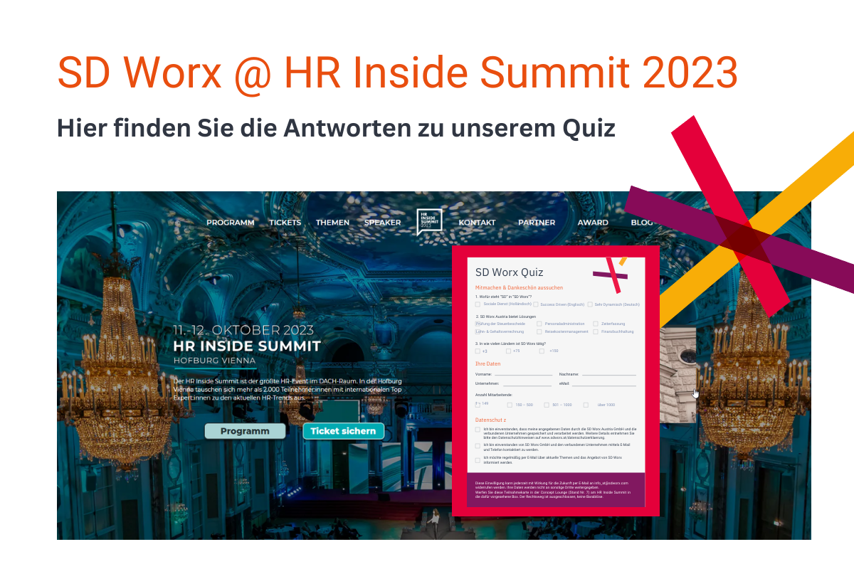 HR Summit Inside – Das SD Worx Quiz und die Antworten | SD Worx